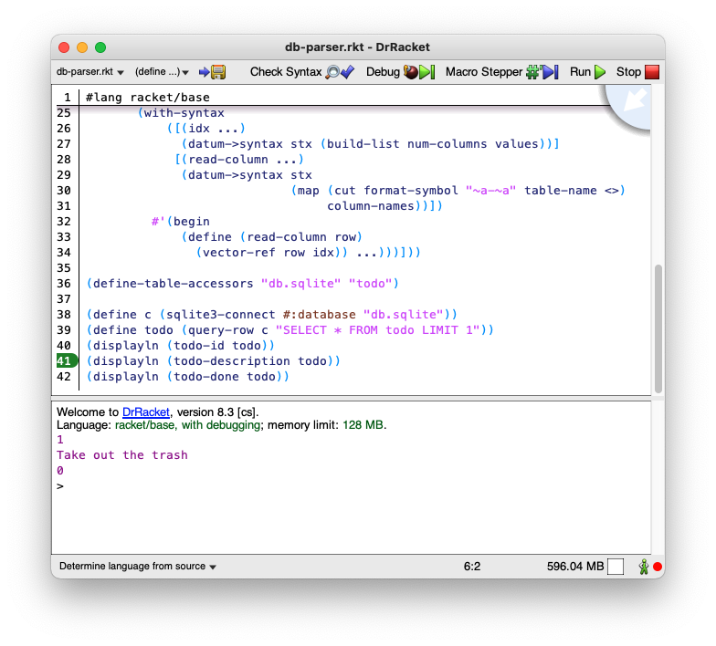 Generate SQLite ORM Code From DB Metadata Using Lisp Macros Hack To The Future With Perpetua Labs